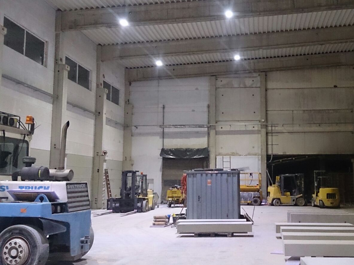 【Project】200W Industrial Hall Lighting Installation - AOK LED Light
