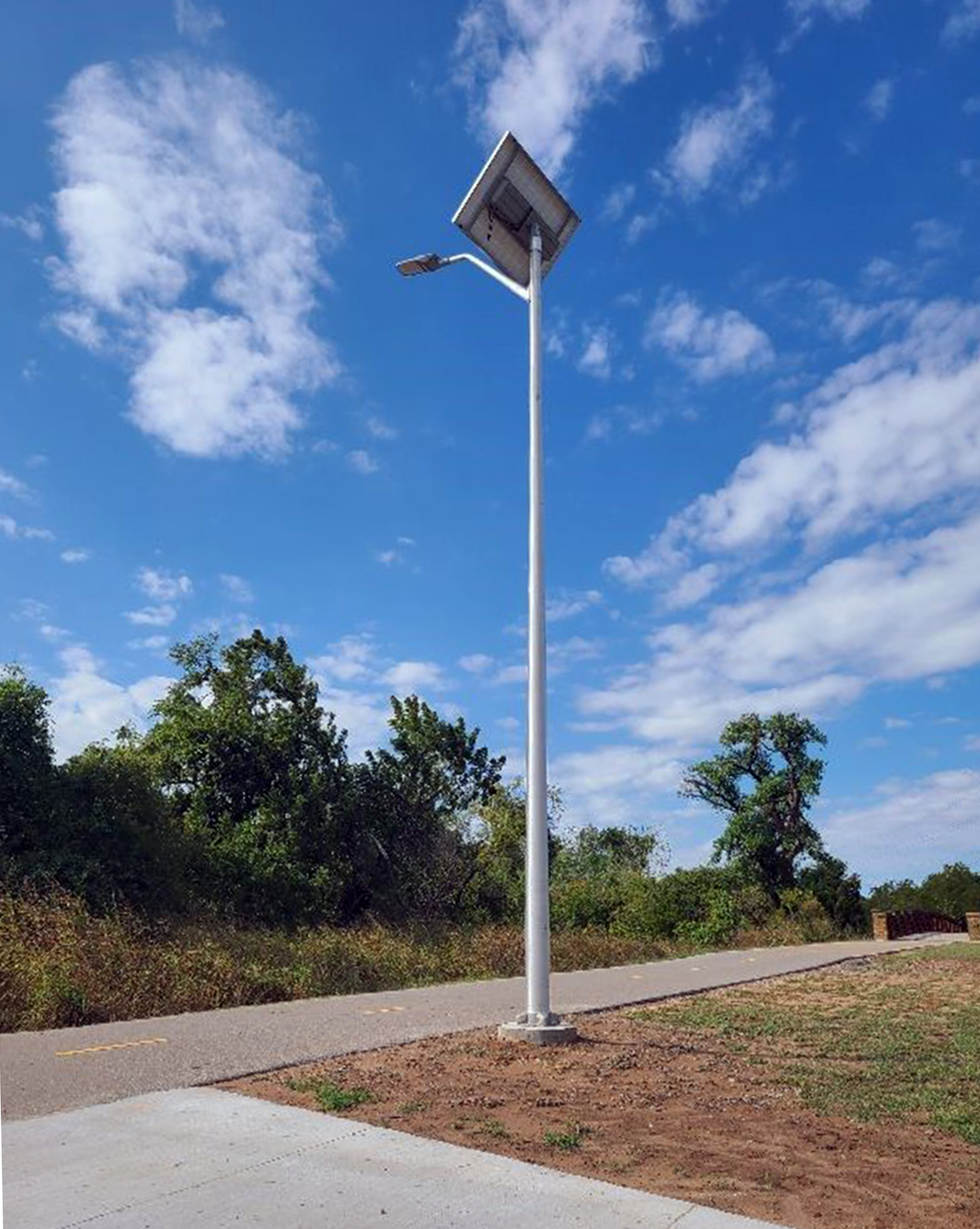 Sloar street lamp SL reconstruction project in Indonesia